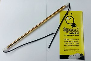 Halogen Infrared 1500w 350mm leads Outdoor Gold Heater Replacement Lamp ...