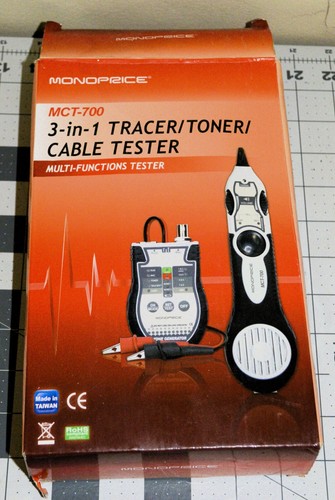MONOPRICE MCT-700. 3-in-1 Professional. TRACER/TONER/CABLE TESTER | eBay