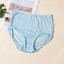 3pcs/lot mulberry silk underwear women's briefs Plus size real silk ...