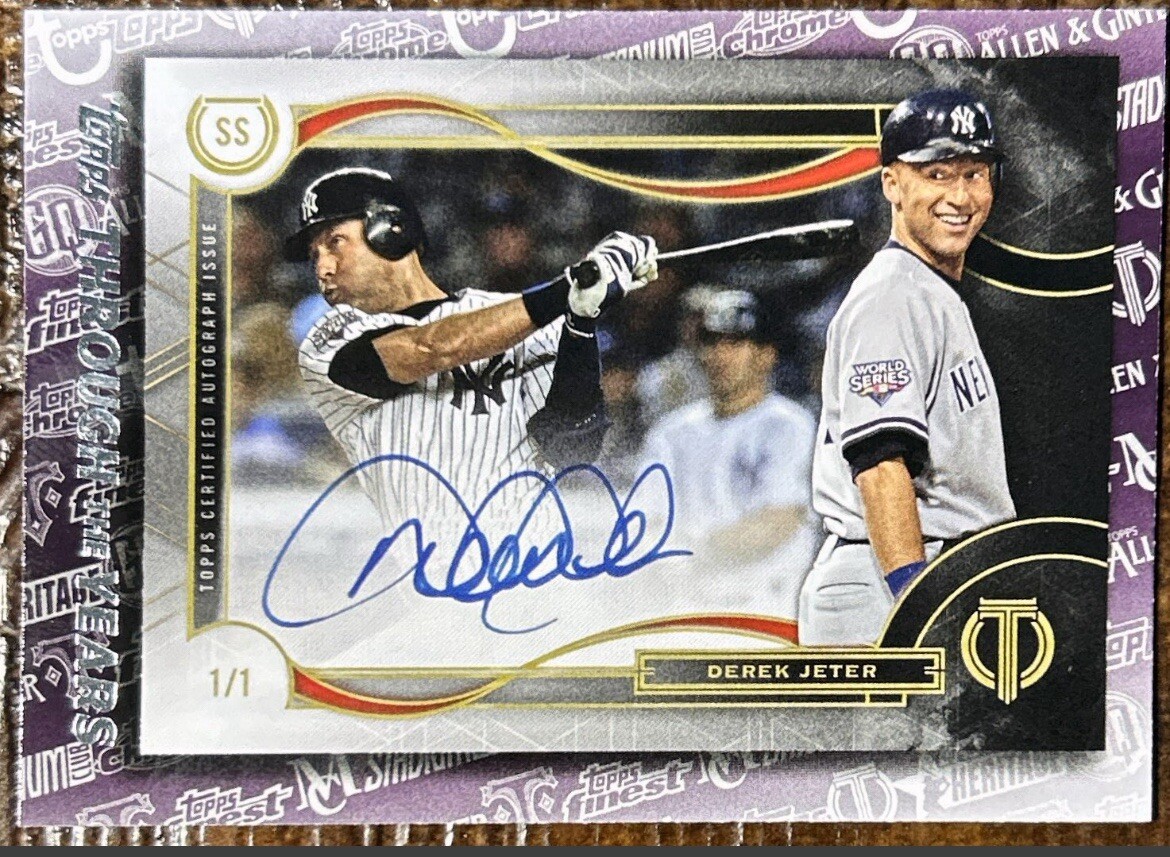 2021 Topps - Topps Through the Years #TTY-21 Derek Jeter 1/1 Reprint | eBay