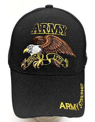 U.S.ARMY VETERAN "ARMY STRONG" Cap/Hat Black *FREE SHIPPING* | eBay