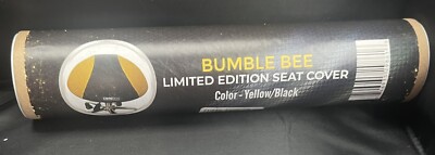 Round Drum Seat Cover Yellow Black Bumble Bee, Coreseat, Bar Stool ...