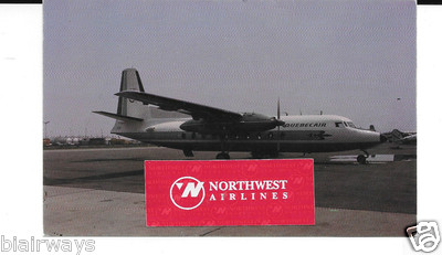 QUEBECAIR CANADA FAIRCHILD F-27 1970'S POSTCARD | eBay