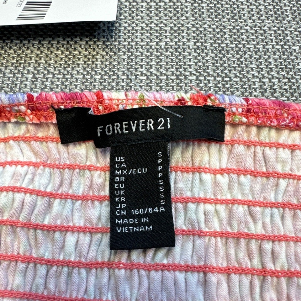 New Cottagecore Floral Smocked Mini Dress Small Milkmaid Square ...