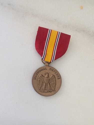 NATIONAL DEFENSE SERVICE MEDAL (NDSM) & RIBBON WWII Vintage | eBay
