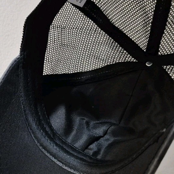 Ozzy Hat Black Mesh Distressed Ozzy Osbourne Rock Band Hat | eBay