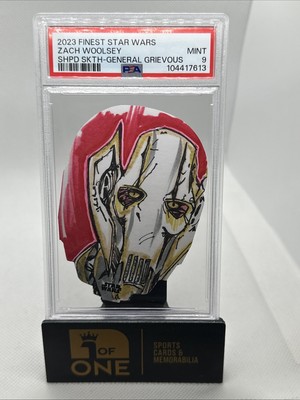 2023 Finest Star Wars - Sketch # 1/1 - PSA 9 - Zach Woolsey / Gen ...