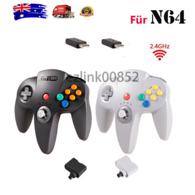 Wireless For N64 Game System/Switch PC Windows Mac Remote Game Pad ...