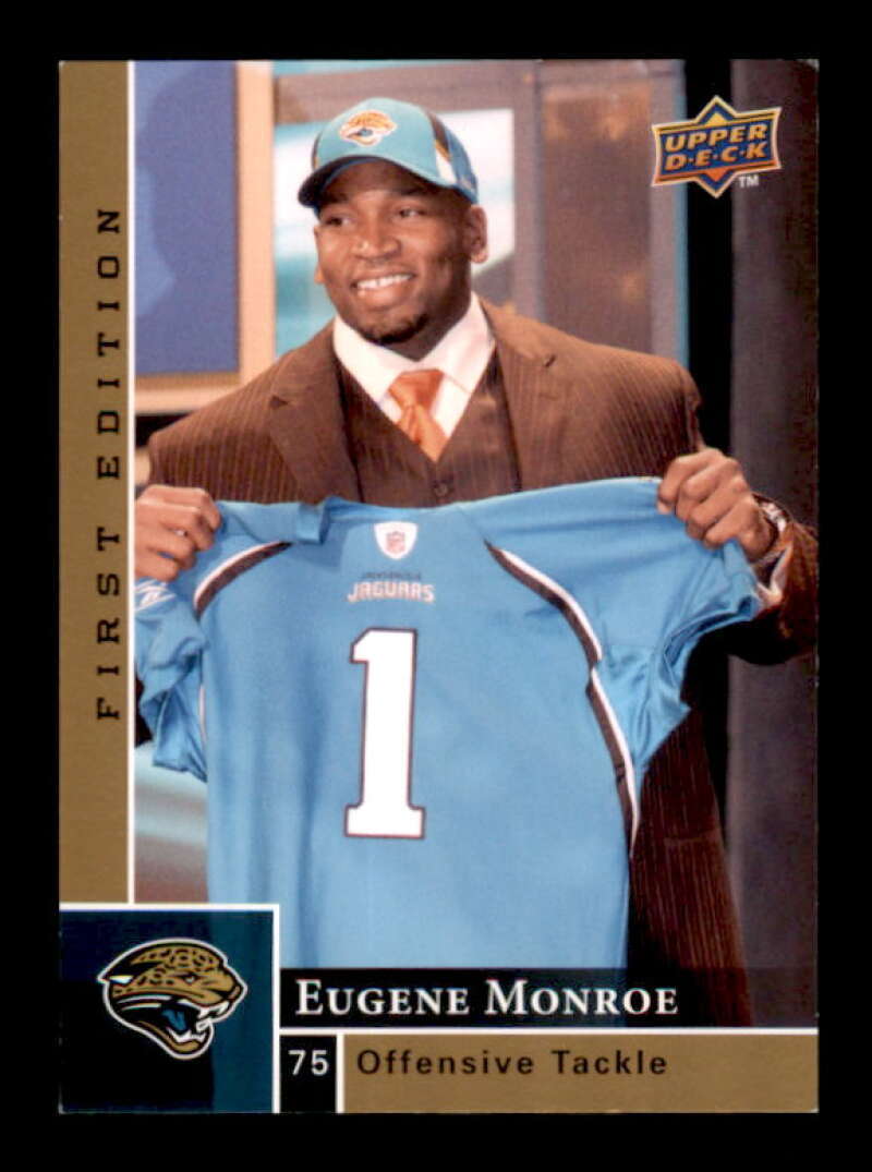 2009 Upper Deck First Edition #169 Eugene Monroe NM/NM+ RC Rookie ...