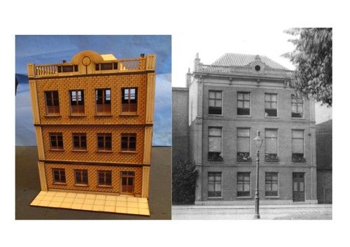 28mm Genuine Arnhem Dutch House Brick WW2 Bolt Action scenery Bridge to ...