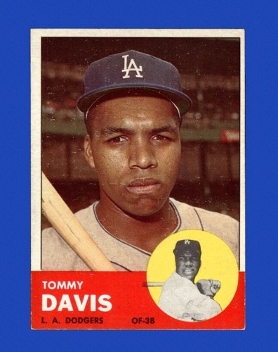 1963 Topps Set-Break #310 Tommy Davis EX-EXMINT *GMCARDS* | eBay
