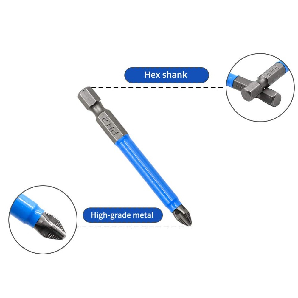 PH2 X 65MM Non Slip Magnetic Screwdriver Head Automatic Engraving ...