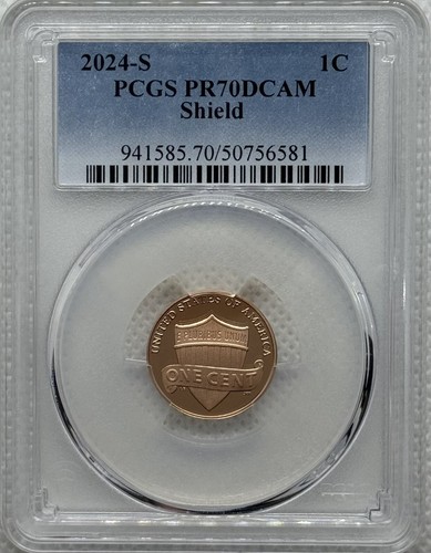 2024 S Lincoln Shield Cent PCGS PF70 DCAM - San Francisco | eBay