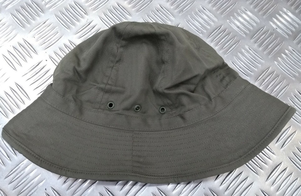 Genuine Military OD Olive Green Bucket Hat Army Boonie Bush hat Rave ...