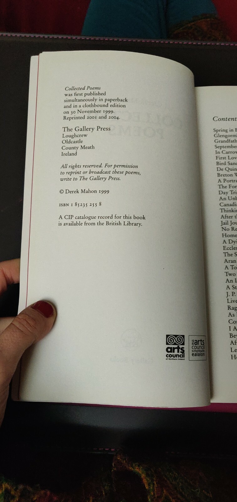 Derek Mahon Collected Poems Rare Like New | eBay UK