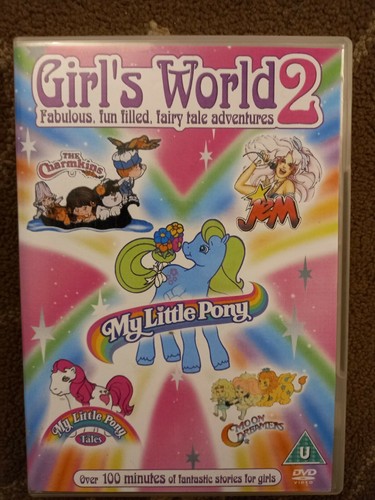 GIRLS WORLD 2 DVD INC MY LITTLE PONY / CHARMKINS / JEM / MOONDREAMERS ...