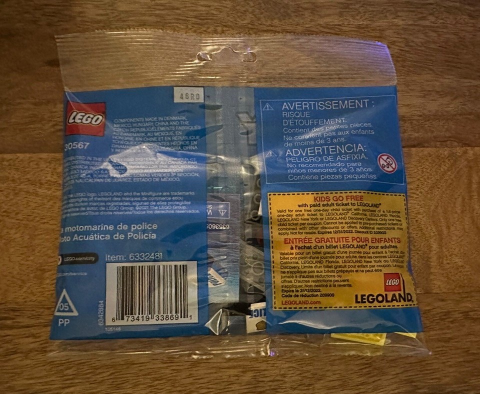 LEGO Polybags: Police Water Scooter (30567) 673419338691 | eBay