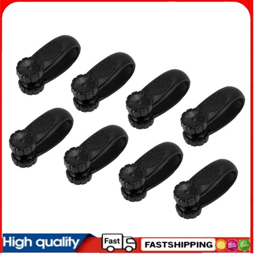 Plastic Hand Acupressure Clips 8PCS for Migraine Headache Relief Black ...