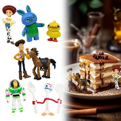 7X Toy Story 4 Woody Forky Bunny Action Figures Toy Model Kids Birthday ...