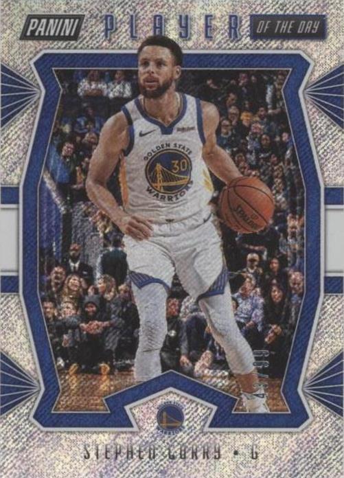 2019-20 Panini Player of the Day - Stephen Curry #5 Rapture /99 for ...