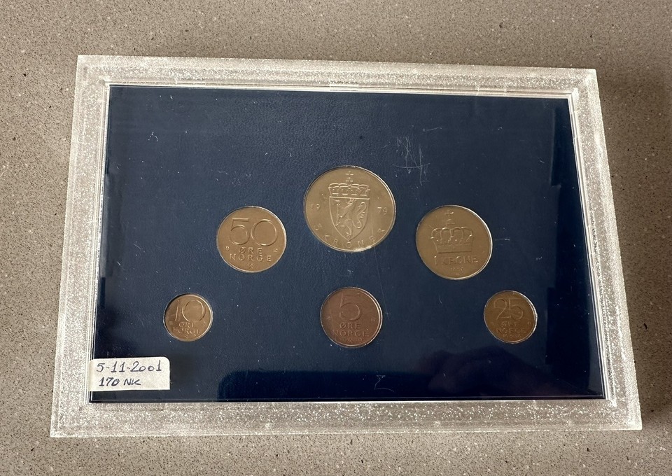 NORWAY 6 Uncirculated Coins 1979 Coin Set from the Royal Mint | eBay