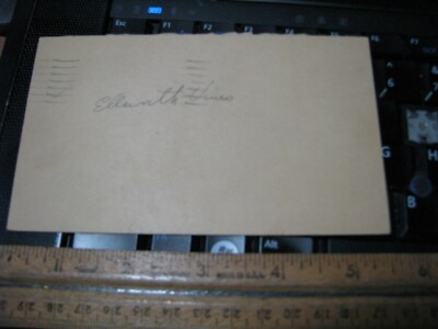 Ellsworth Vines Tennis 1932 Wimbledon & US Open Champion Signature ...