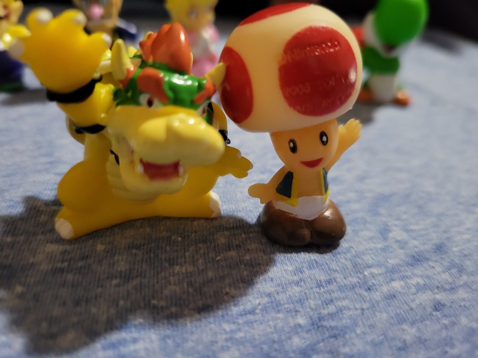 Nintendo Finger Puppets (Tomy, 2005) Lot of 11 Mario, Yoshi, Bowser ...