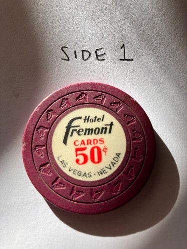 Vintage 50-Cent Casino Chip Hotel Fremont. Excellent condition. | eBay