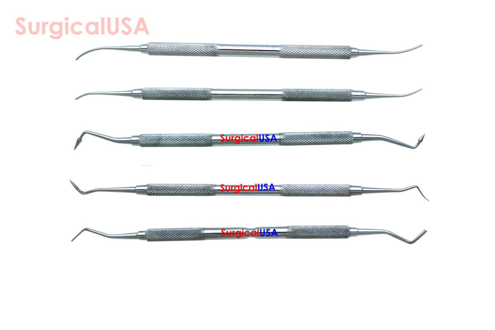5-Pack PK Thomas Wax Instruments Double End P.K. Assorted Dental ...