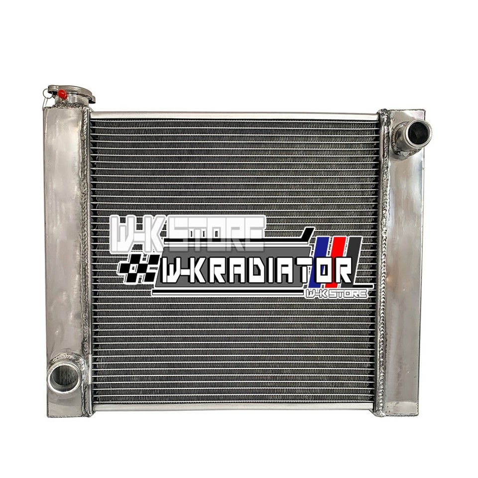For 22" x 19" x3'' Ford Mopar Universal Aluminum Racing Radiator 2 Row ...