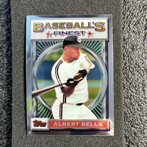 1993 Topps Finest Baseball Card #16 Albert Belle Cleveland | eBay