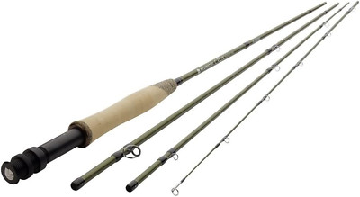 Crux Fly Fishing Rod with Tube, Line Speed Taper, Angled Key Grip, 4 ...
