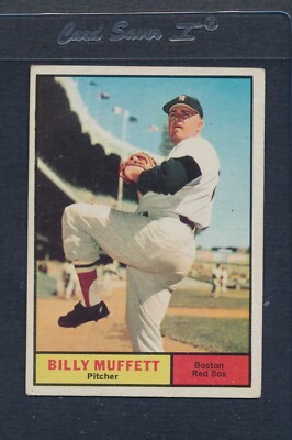 1961 Topps #016 Billy Muffett Red Sox EX *6986 | eBay