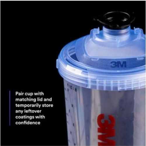 3M 26261 PPS Series 2.0 Vented Spray Cups Kit Mini (8.5 fl oz 250 ml ...