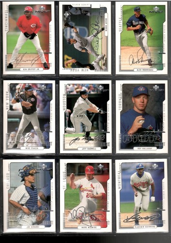 2000 Upper Deck MVP 172-card Silver Scripts Baseball Lot Derek Jeter ...