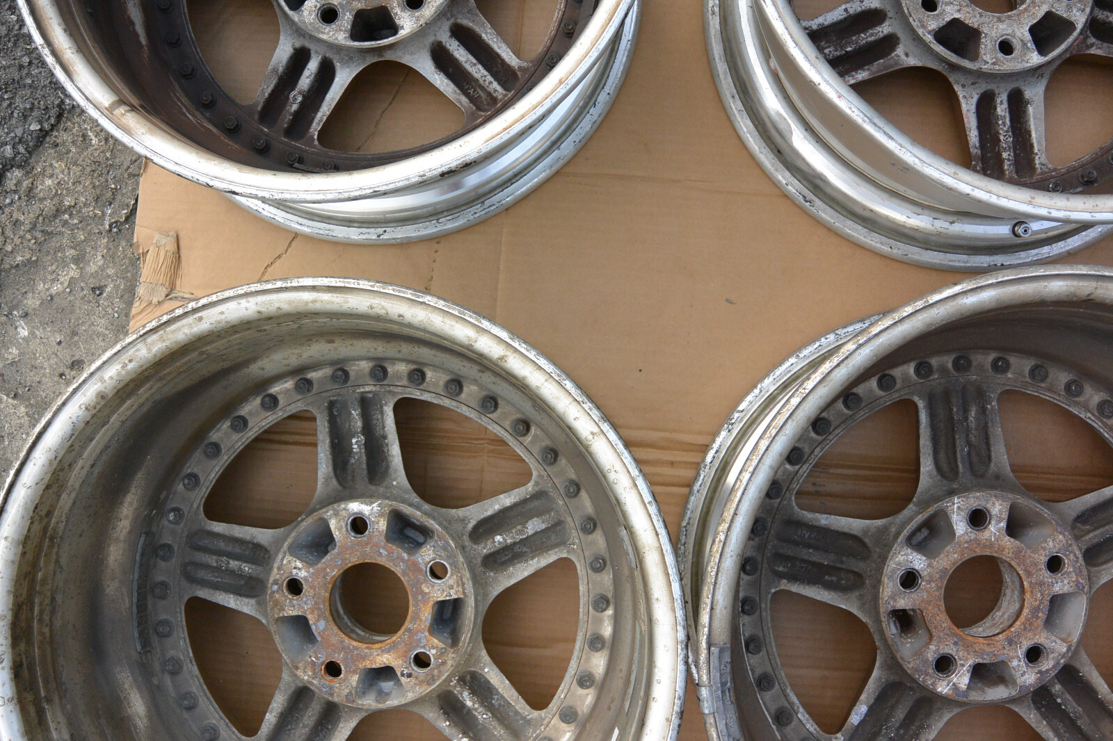 JDM 16" Work equip 05 rims 5spoke wheels for 114.3X5 datsun Z31 180sx ...