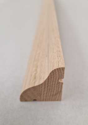 Oak Hardwood Weather Board Reversible Timber Wooden Bar 900mm ...