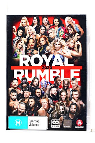 WWE Royal Rumble 2020 Roman Reigns Becky Lynch (2 Disc Set) Reg 4 DVD ...