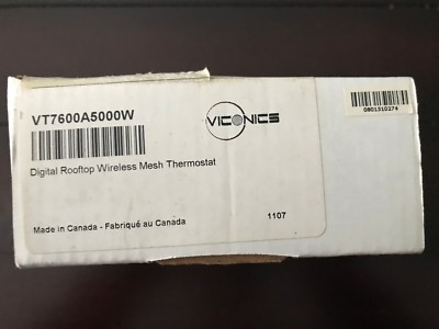 Viconics VT7600A5000W - Digital Rooftop Wireless Mesh Thermostat - New ...