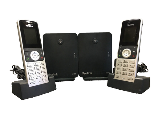 Lot of 2 Yealink W53H with W60B DECT Base Station | eBay