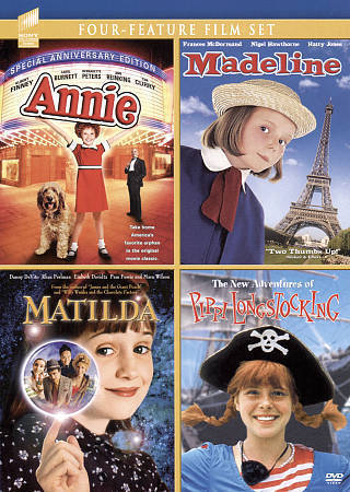 Annie/Madeline/Matilda/The New Adventures of Pippi Longstocking (DVD ...