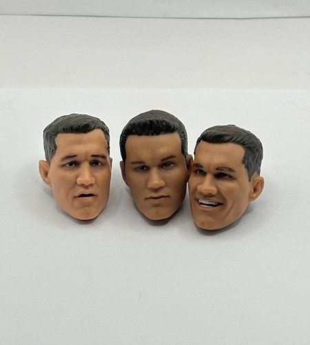 WWE Ultimate Edition FT - Randy Orton 3 Heads Only Fodder Lot Mattel 1/ ...