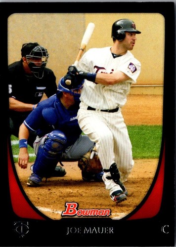 2011 Bowman Joe Mauer #35 Minnesota Twins Baseball Card | eBay