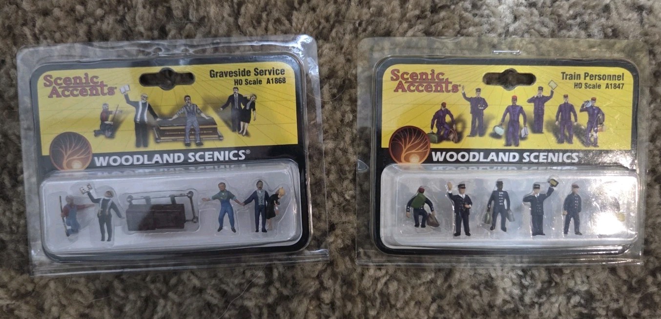 Woodland Scenics HO Scale Scenic Accents Figures/People Set Hobos | eBay