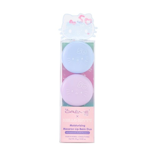 The Crème Shop x Hello Kitty 50 Macaron Lip Balm Duo - Cool Mint & Acai ...