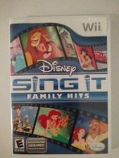 Disney Sing It: Family Hits (Nintendo Wii, 2010) for sale online | eBay
