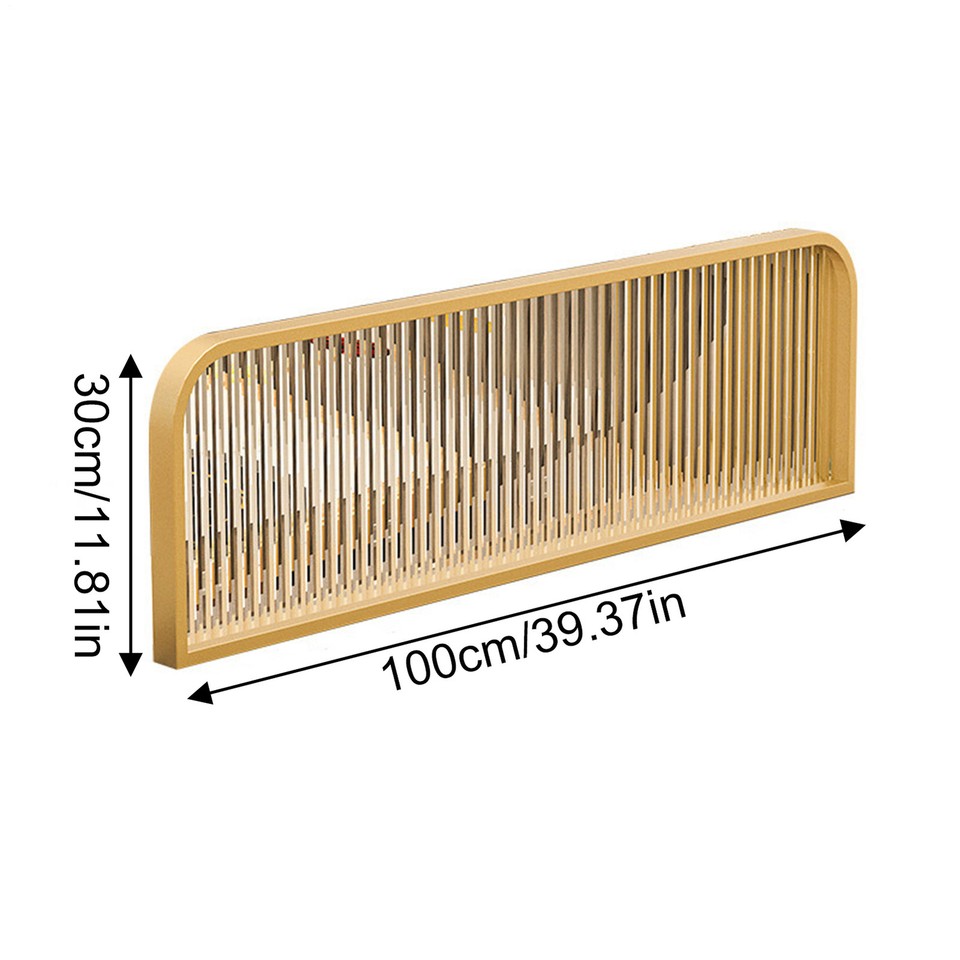 Restaurant Low Partition Translucent Striped Glass Table Top Separator ...