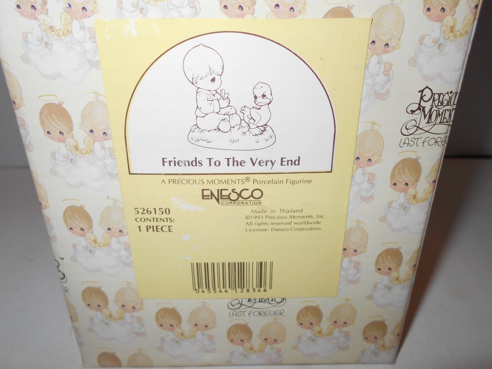 Precious Moments #526150 Friends To The Very End w/box 1993 | eBay