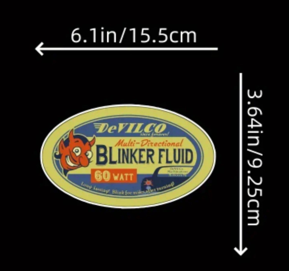 Blinker Fluid Sticker | eBay