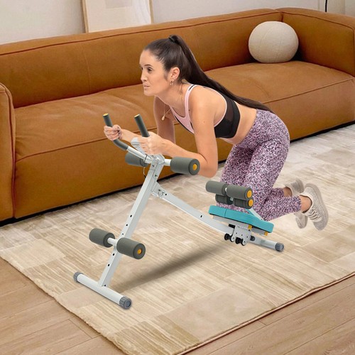 Ab Machine Coaster Abdominal Crunch Trainer For Home Gym Core Workout ...